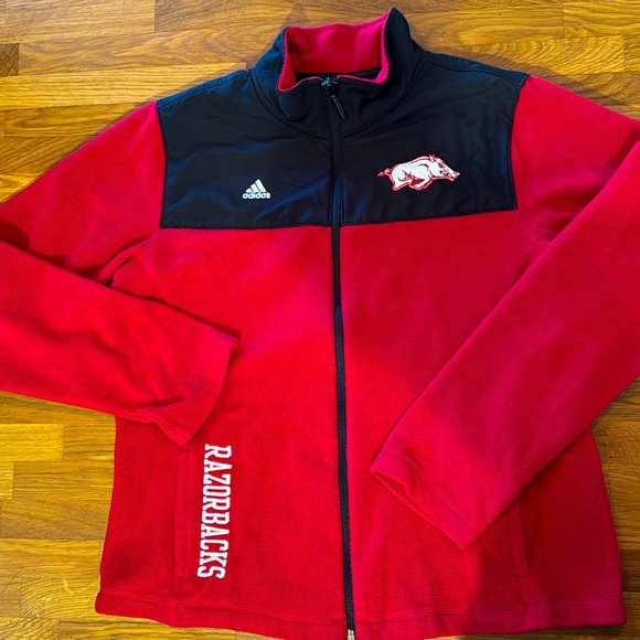 adidas | Jackets & Coats | Adidas Womens Razorback Fleece Jacket | Poshmark